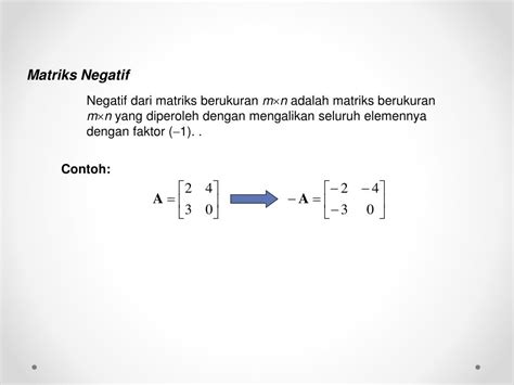Ppt Matriks Dan Sistem Persamaan Linier Powerpoint Presentation Free