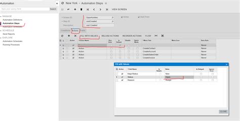 Acumatica Set Open As Default Value For Opportunity Status Stack
