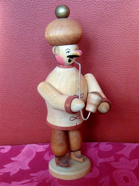 Original Erzgebirge Karl Max Dittmann Räuchermann Sultan 19 Cm Alt