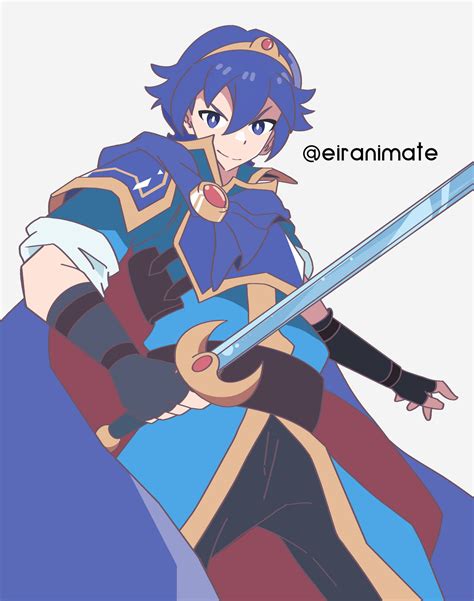 Marth Fire Emblem By Eiranimate On Deviantart