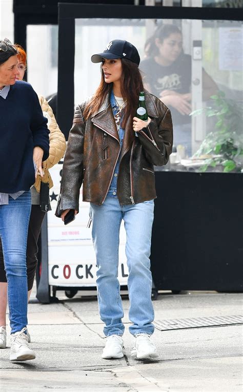 Emily Ratajkowski On The Set Of A Photoshoot In New York 10 25 2021