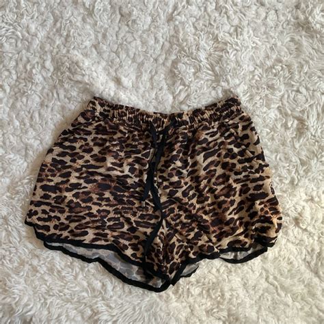 Source Unknown Shorts Cheetah Athletic Shorts Poshmark