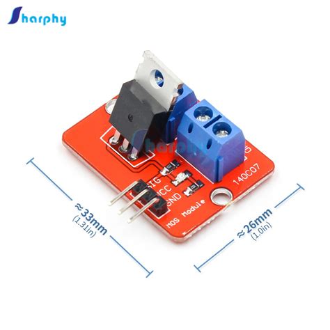 0 24v irf520 mosfet driver module for mcu and raspberry pi pwm
