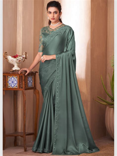 Buy Art Silk Embroidery Saree S115f Fabricoz Australia