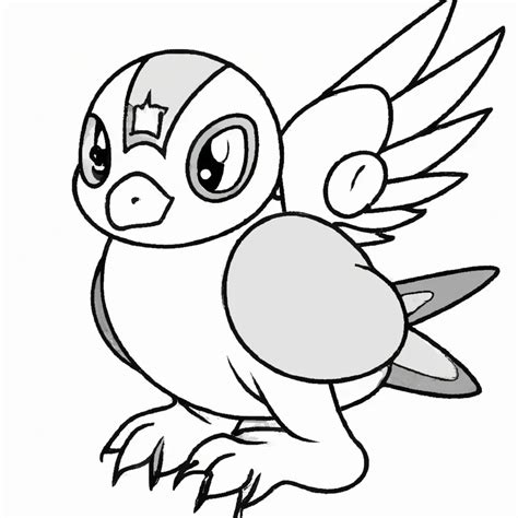 Desenhos De Pokémon Tailow Para Imprimir E Colorir