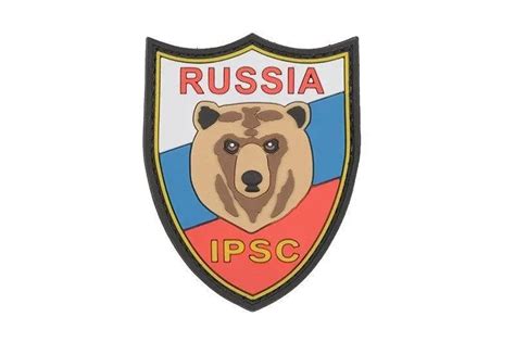 Patch Rusia Ipsc Velcro 3d Patch Uri Velcro Wargear