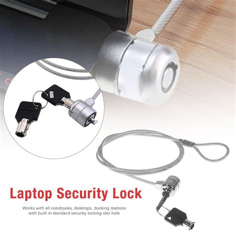 Anti Theft Office Notebook Laptop Pc Computer Desk Key Security Lock