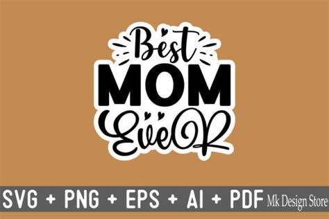 Mom Sticker Svg Designs Bundle Bundle · Creative Fabrica