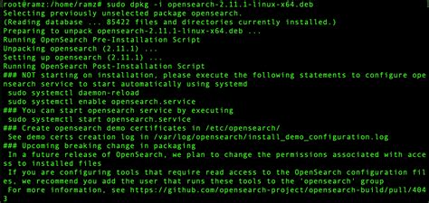 Installing And Setting Up Opensearch