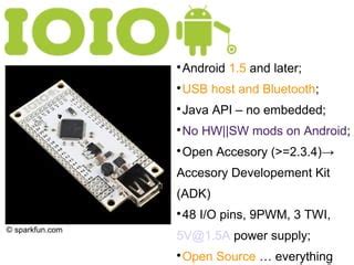 GDG CJ Andorid And Arduino Amarino PPT
