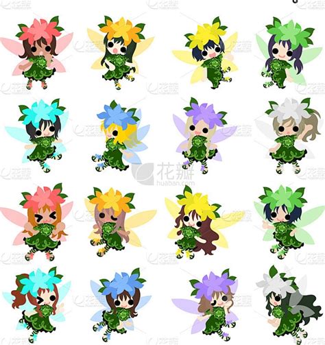 美丽的仙女素材 花瓣网