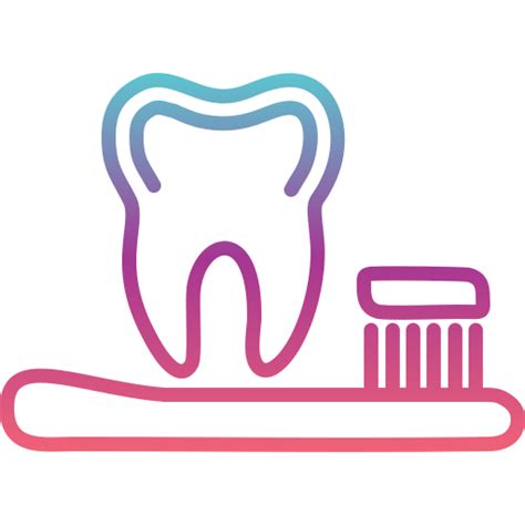 Tooth Generic Gradient Outline Icon