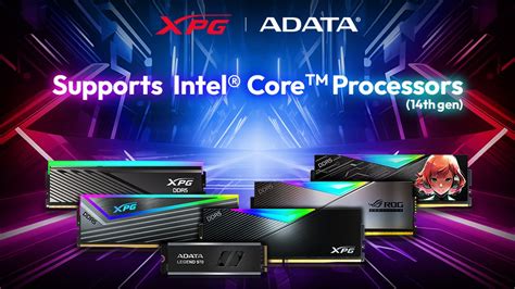 Adata Xpg анонсирует новые модули Ddr5 с частотой до 8400mt с