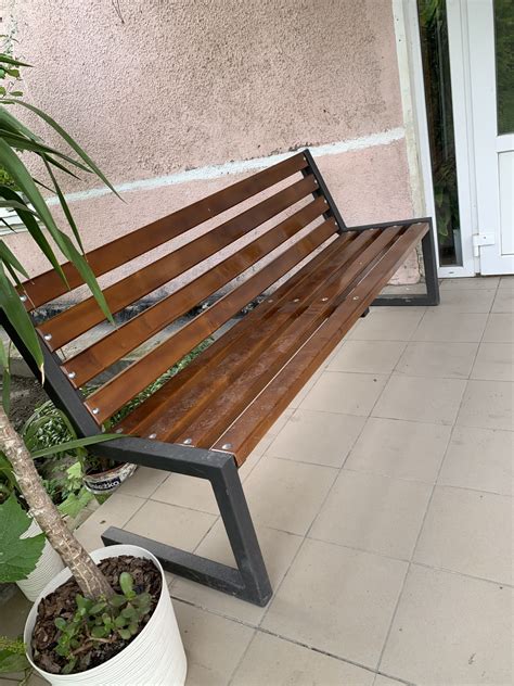 Купити Лавка зі спинкою й без спинки для саду дачі парку 1 8м лавка влофт стилі ціна 3700