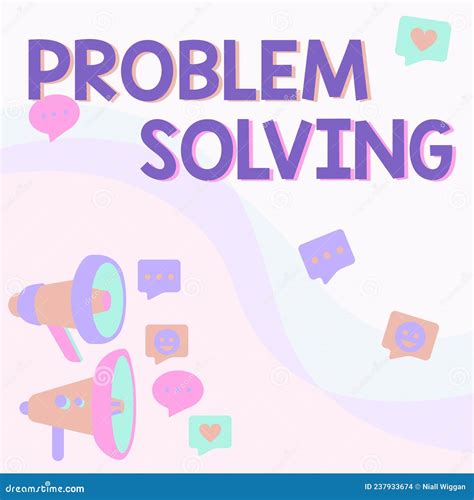 sign displaying problem solving business showcase having a good