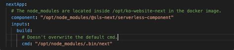 Build Cmd Apparently Not Working Issue Serverless Nextjs Serverless Next Js GitHub