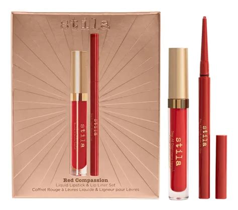 Red Compassion Liquid Lipstick And Lip Liner Set Mercadolibre