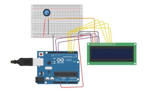 Circuit Design Display Code Blinked Name Tinkercad