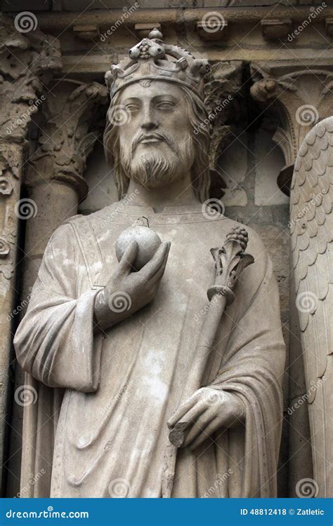 Emperor Constantine An Angel Saint Denis Holding His Head And