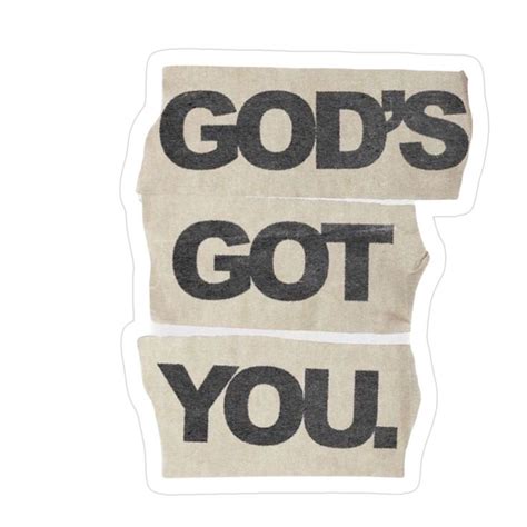 Gods Got You Sticker Christian Stickers Aesthetic God Is Good