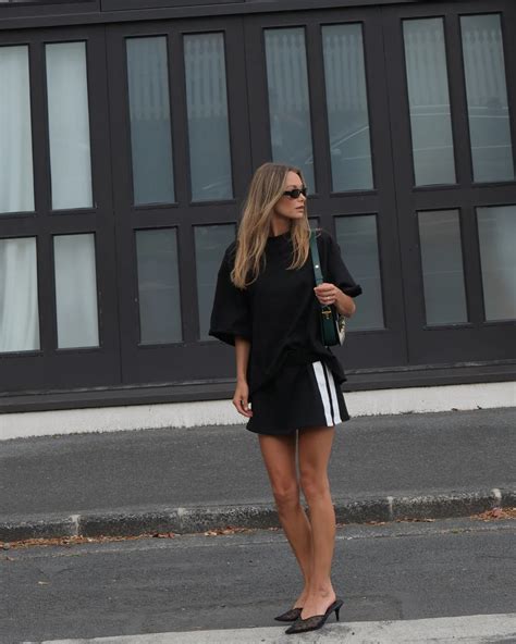 The Maya Mini Skirt Black Baylee Mae