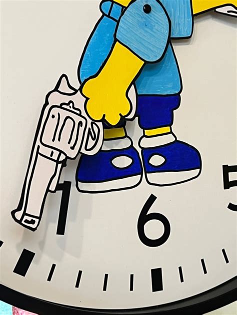 Bart Clock By Liz Michael