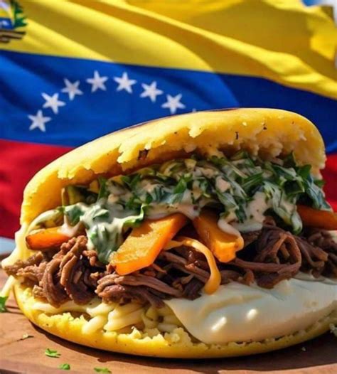 Arepa Venezolana Areps With Meat Arepas With Beef Meat Beef And