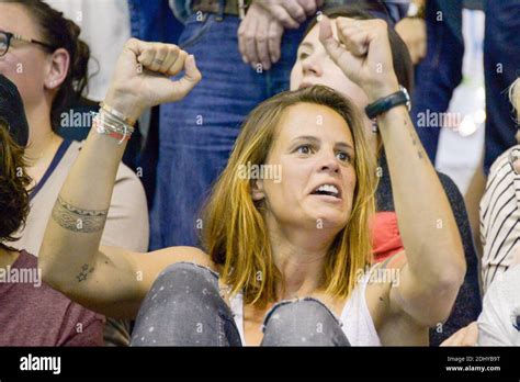 Former French Swimmer Laure Manaudou Attends The French Swimming Championships In Montpellier