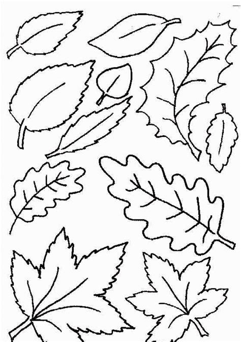 Fall Leaves Coloring Pages Printable