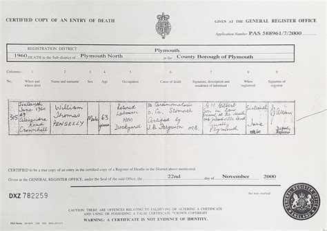 Pengelly William Thomas Mayneorg