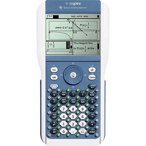 Texas Instruments Ti Nspire Graphing Calculator Blue Silver Ti Nspire