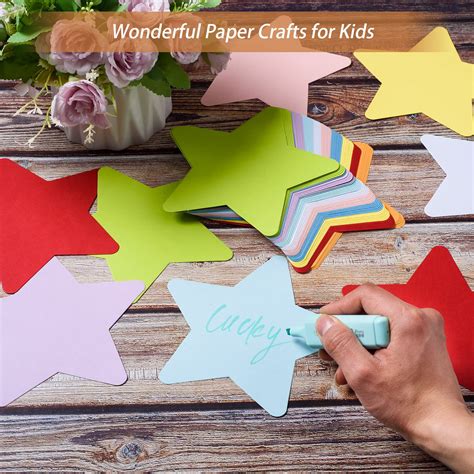 Mua 240 Pcs Paper Star Cutouts Bulletin Board Decorations 6 Inch