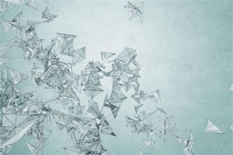 Premium Photo Modern Light Polygonal Wallpaper