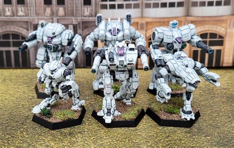 Painted Comstar Mechs Rbattletech