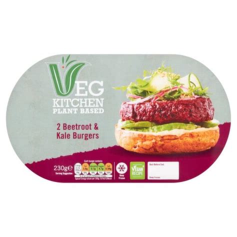 Veg Kitchen Beetroot And Kale Burger 230 G Storefront En