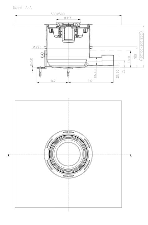 Aquaestil Accessories Flexbox Complete Installation Kit Ø90
