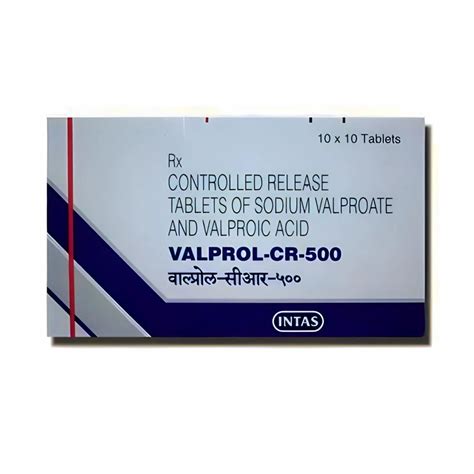Sodium Valproate Valproic Acid Tablets 500 Mg At ₹ 1000box In Nagpur