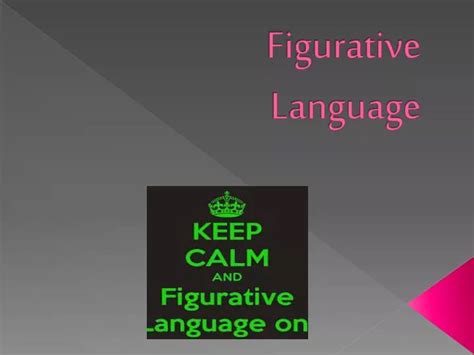 Ppt Figurative Language Powerpoint Presentation Free Download Id