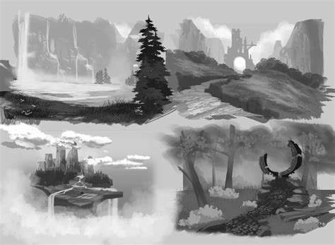 Artstation Concept Thumbnails Practice