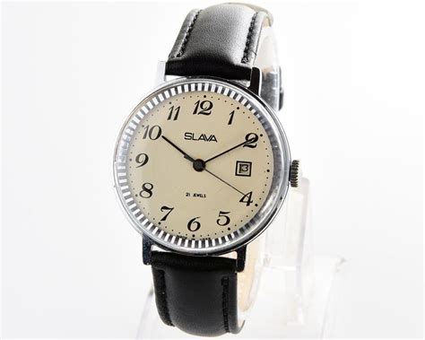 Slava soviet mechanical vintage watch – SovietWatchStore.com
