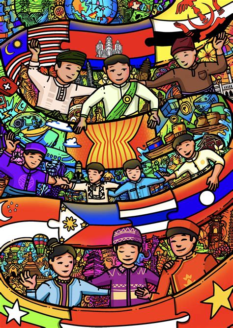 Ifsu Asean Poster Entry 4 Interlocking Bond Of Solidarity