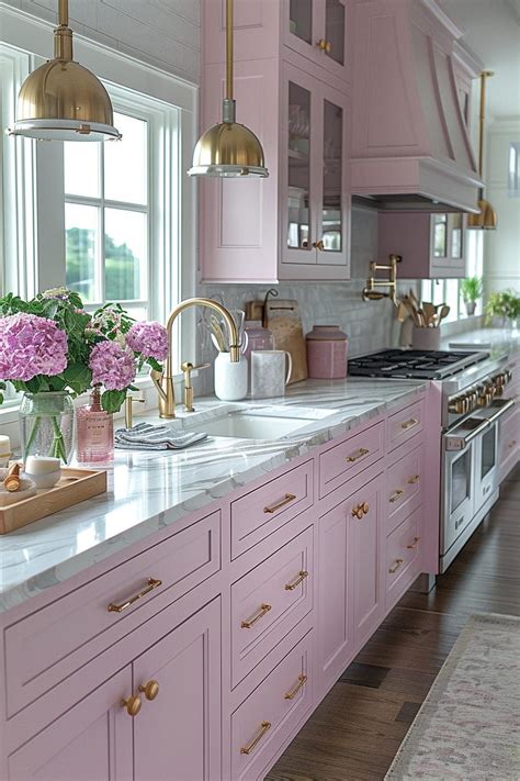 35 Stunning Pink Kitchen Design Ideas 94 35 Stunning Pink Kitchen