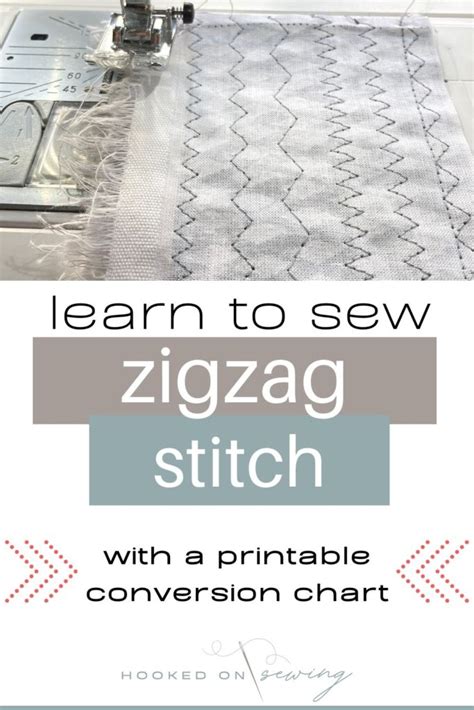 How To Sew A Zigzag Stitch Hooked On Sewing