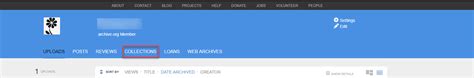 Collections A Basic Guide Internet Archive Help Center