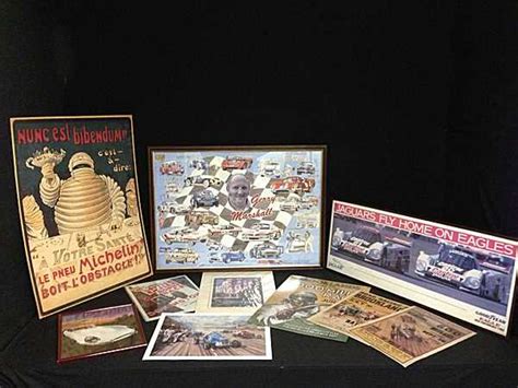 Lot 3 Ten Prints And Tin Sign