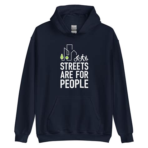 ‘streets Are For People Unisex Hoodie Reconnect Rochester