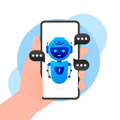 Chatbot ícone Conceito Bate Papo Robô Ou Chatbot Robô Virtual