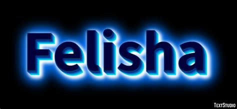 Felisha Text Effect And Logo Design Name