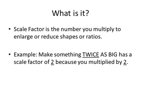 Scale Factor Word Problems