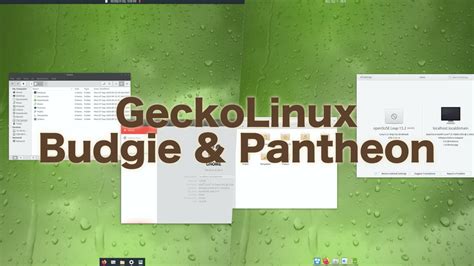 Geckolinux Launches New Editions With Budgie And Pantheon Desktops 9to5linux